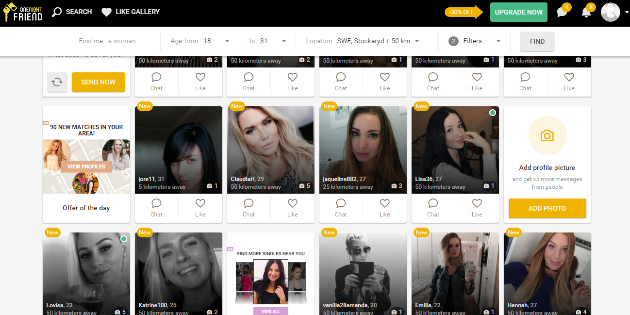 OneNightFriend Review UPDATED 2024 | Free Hookups Sites